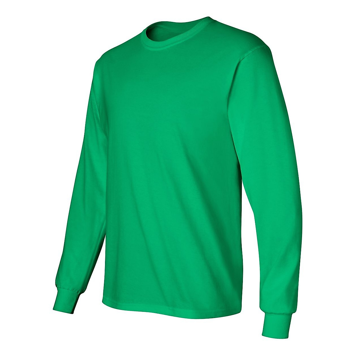 Gildan Ultra Cotton 6 Oz. Long-Sleeve T-Shirt (G240)- Irish Green,Large
