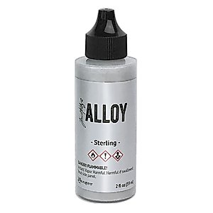 Ranger Tim Holtz Alloy Ink - Sterling 2 oz.