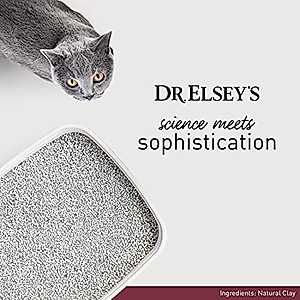 Dr. Elsey's Premium Clumping Cat Litter - Classic - 99.9% Dust-Free, Low Tracking, Hard Clumping, Superior Odor Control, Unscented & Natural Ingredients