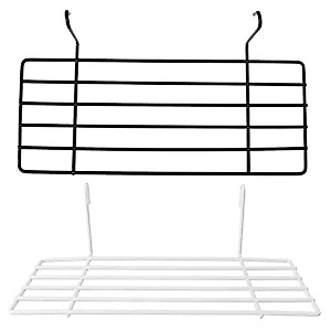 Ipetboom Bird Cage Bird Toys 2pcs Parrot Metal Perch Platform Bird Stand Shelf Parakeet Patio Sundeck for Budgie Cockatiel Conure Cage Accessories Bird Cage Bird Toys