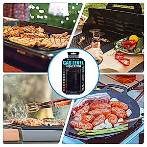 Magnetic Propane Tank Level Indicator: 6 Pack Propane Tank Sensors Propane Tank Gauge Monitor Propane Tank Gas Level Indicator Propane Gauge, for Home Kitchen Tool