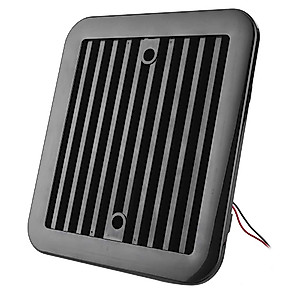 Aramox Vent Fan, 12V 4W Vent Fan with Shutters Vent One‑Way Side Strong Wind Air Camper RV Accessories