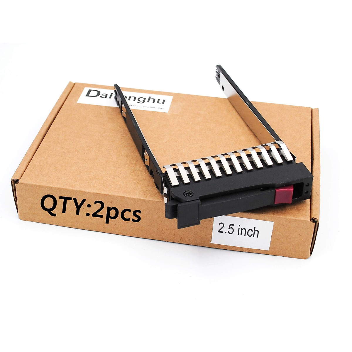 DAHONGHU 2-Pack 500223-001 2.5" SAS&SATA HDD Tray for G5 G6 G7 DL380 DL360 DL580 BL460c ML350 ML370 ML570 378343-002