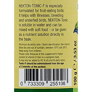 Nekton Tonic-F for Fruit-Eating Birds 100gm (3.5oz)