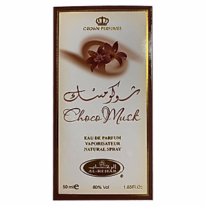 Al-Rehab Choco Musk Eau de Parfum Spray for Women, 1.7 Ounce