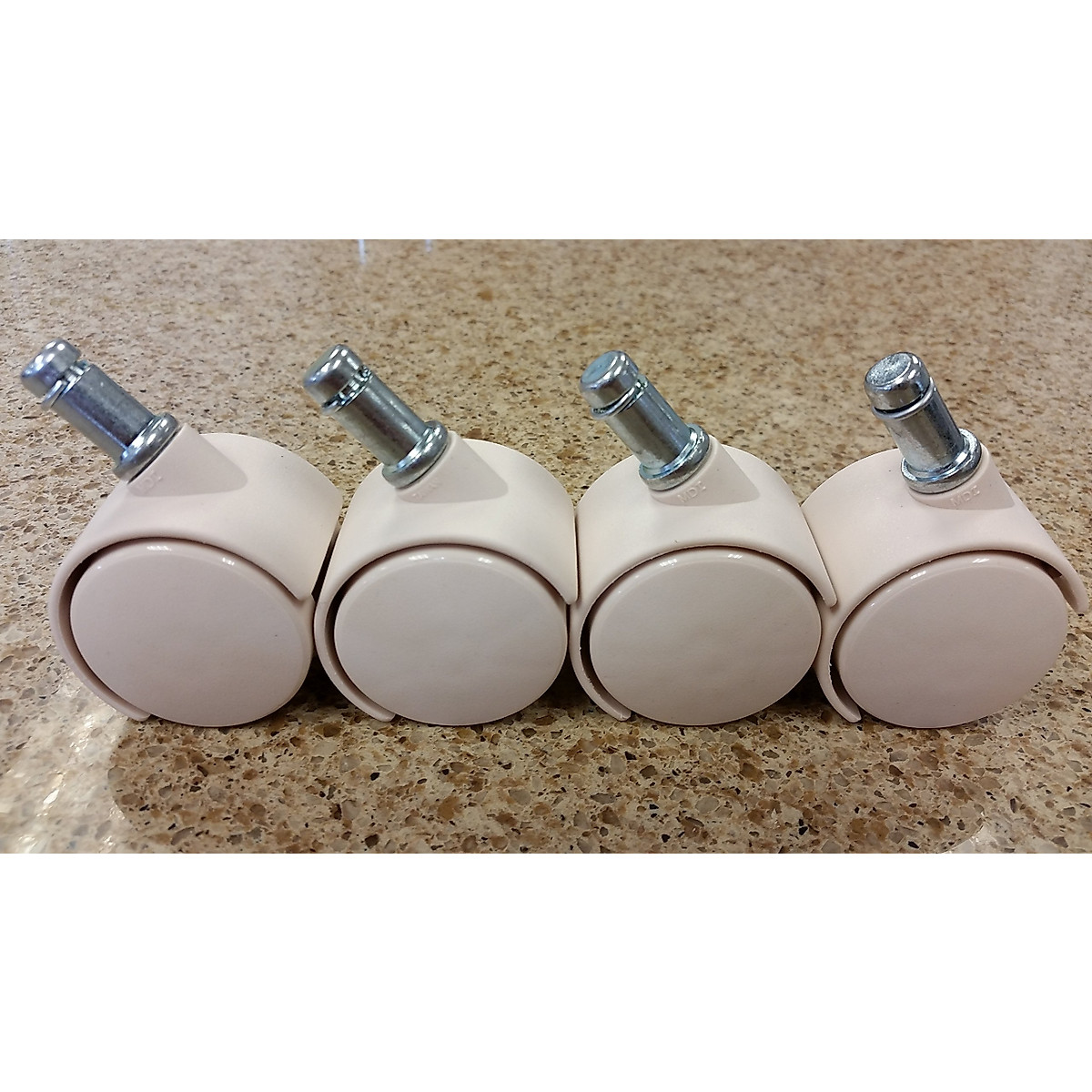 Chromcraft Casters in Almond/Sand (Set of 16)