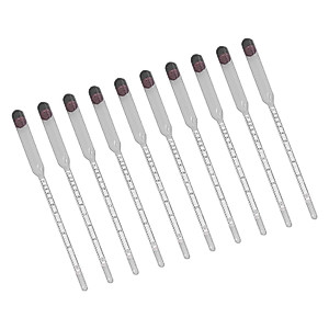 "10Pcs Home Brewing Kit - Hydrometer Glass Beer and Wine Tester Set with 0-100 Measuring Range - Perfect for Novice and Expert Brewers!"