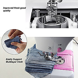 NEX Sewing Machine, Crafting Mending Machine, Children Present Portable with 12 Built-In Stitches
