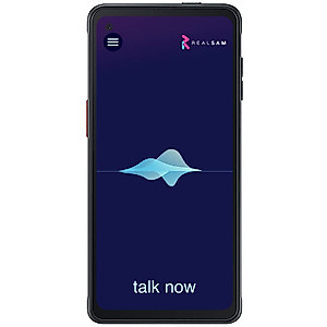 RealSAM Pocket Voice-Operated Unlocked 5G Smartphone for The Blind and Visually Impaired; Just Tap The Screen and Talk, It's That Simple (No Hunting Icons or Swiping Needed)