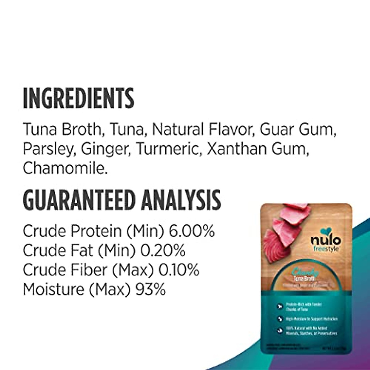Nulo Freestyle Cat & Kitten Wet Cat Food Broth, Premium All Natural Grain-Free Cat Food Topper with No Added Minerals or Preservatives and High Animal-Based Protein