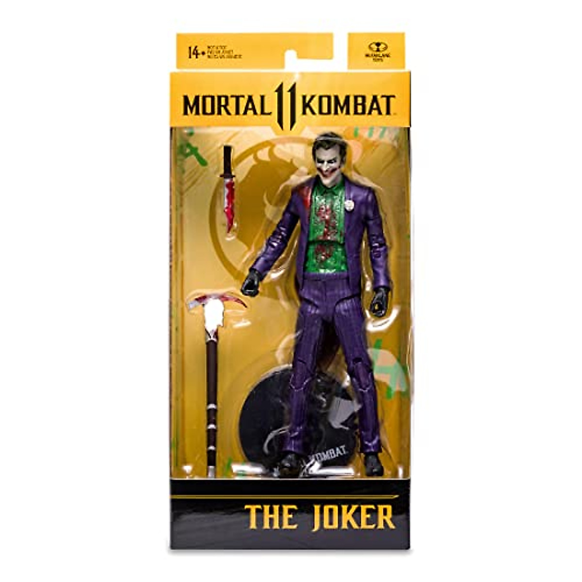 McFarlane Toys Mortal Kombat The Joker (Bloody) 7" Action Figure with Accessories
