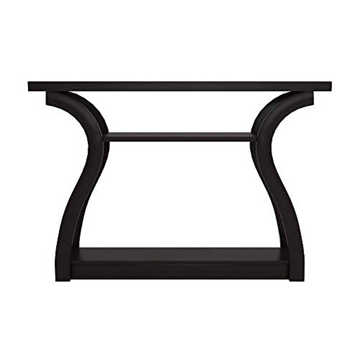 Monarch Specialties 47" Console Table - Sleek and Modern Accent Table for Your Home (Cappuccino/Dark Brown/Espresso)