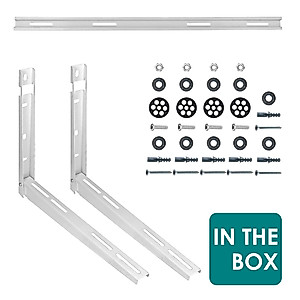 Daisypower Outdoor Wall Mounting Bracket for Ductless Mini Split Air Conditioner Heat Pump Systems, Support Up to 9000-36000 Btu Condenser