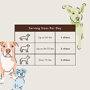 Natural Dog Company Multivitamin Chews (90 Pieces), Dog Vitamins and Supplements, Peanut Butter & Bacon Flavor, for Dogs of All Ages, Sizes, & Breeds, Supports Immune System