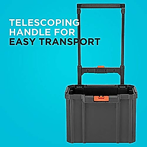 beyond by BLACK+DECKER BLACK+DECKER BDST60500APB Stackable Storage System - 3 Piece Set (Small Toolbox, Deep Toolbox, and Rolling Tote)