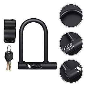 U-lock Bike Lock Shackle Bike u Lock Bike u Shackle U Lock for Bike Road Bike Lock Bike Key Lock Mountain Bike Lock Bike Secure Lock