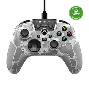 Turtle Beach Recon Controller Wired Game Controller Officially Licensed for Xbox Series X, Xbox Series S, Xbox One & Windows - Audio Enhancements, Remappable Buttons, Superhuman Hearing – Arctic Camo