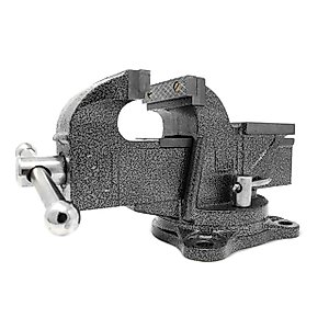 WEN Bench Vise, 3-Inch, Cast Iron with Swivel Base