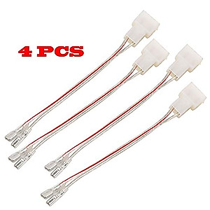 DUNTUO Speaker Wiring Harness Adapter for Honda Accord Civic CRV, Speakers Connector for Acura CL TL Select Vehicles 2 Pair Harness to Aftermaket Door Speaker Receivers