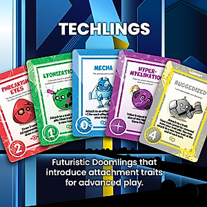 Doomlings Upgrade Pack Card Game - 5 Expansion Pack (81 Total Cards Included)