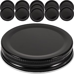 UPKOCH 12pcs Convenient Jar Covers Reusable Canning Covers Practical Jar Covers Convenient Jar Lids Canning Covers for Replacement Canning Lids for Home Tinplate Multipurpose Skull