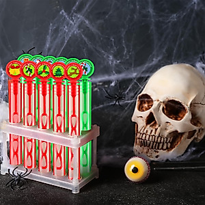 Hiboom 300 Pieces Christmas Bubble Wands Mini Bubble Wands Bulk Christmas Bubbles Party Favors for Boys Girls Adults Christmas Party Favors Classroom Prizes Stocking Stuffers, No Bubble Liquid