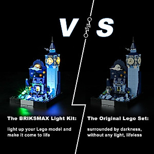 BRIKSMAX Led Lighting Kit for LEGO-43232 Peter Pan & Wendy's Flight Over London - Compatible with Lego Disney Building Set- Not Include Lego Set