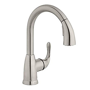 Glacier Bay HD67496-1008D2 Dylan Single-Handle Pull-Down Sprayer Kitchen Faucet in Stainless Steel