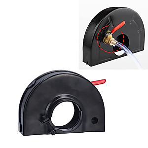 Angle Grinder Dust Cover,Blowout Adapter,Water Pipe Adapter with 1/4in Valve for Angle Hand Grinders and Adjustable Water Outlet