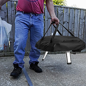 funluck Pizza Oven Cover for Ooni Koda 16,420D Heavy Duty Waterproof &Dustproof Oven Bag for Ooni 16,Portable Carry Storage Bag for Ooni Koda 16