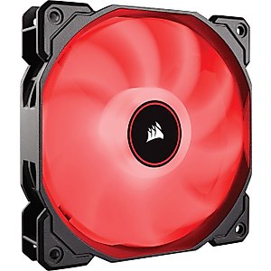 CORSAIR AF140 LED Low Noise Cooling Fan, Single Pack - Red,CO-9050086-WW