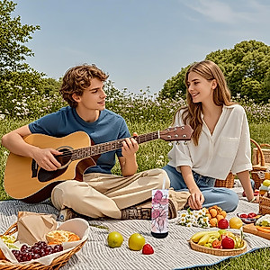 HIZEE 6pack 20oz cups Bluetooth Sublimation Tumbler with Straw and Lid, Double-Wall Stainless Steel Vacuum Insulation Sublimation Tumbler Blank, RemovableRechargeable Bluetooth Wireless Speaker miexd