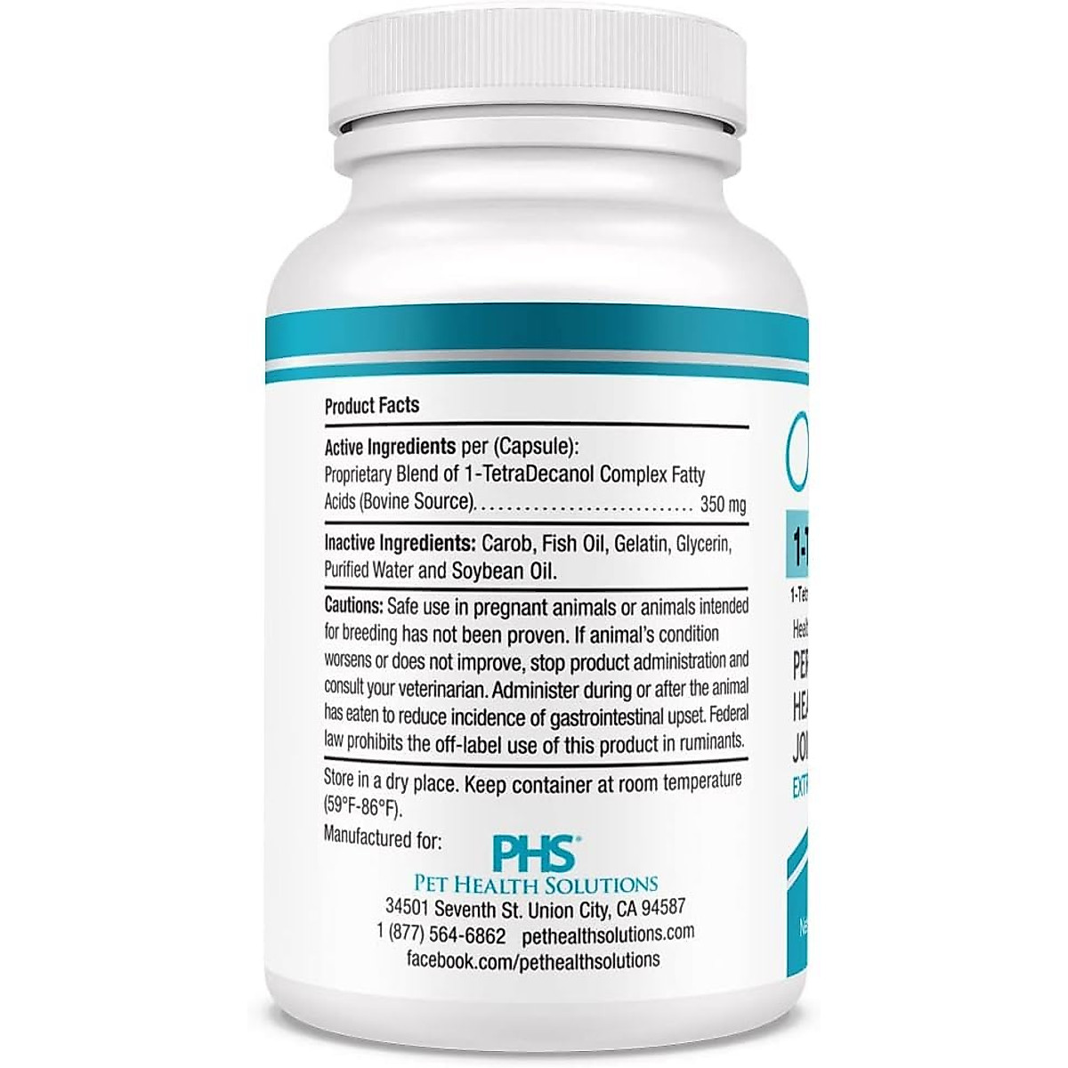 Ora-Clens 1-TDC Periodontal Supplement ES for Dog & Cat, Supports Oral, Hip & Joint Health, Muscle & Stamina Recovery, Skin & Coat Health, 120 Capsules