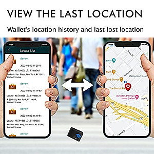 SMART CC Anti-Lost Bluetooth Wallet Tracker & Finder GPS Position Location Slim Wallets for Men Minimalist Mens Money Clip Wallet Credit Card Holder Gifts with Box…