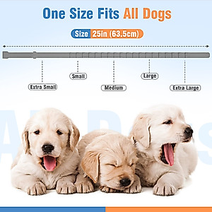 Calming Collar for Dogs 4 Packs Pheromone Collar 60 Days Use, Dog Anxiety Relief Separate Design Suitable for Various Small Medium Large Dog Relax Dog Calming Collar, Adjustable Size 25 Inches