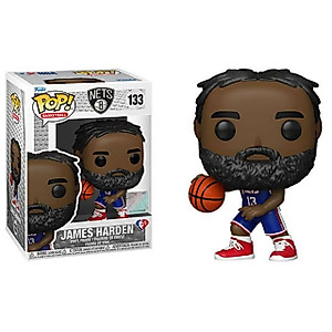 POP NBA: Nets - James Harden (City Edition 2021) Funko Vinyl Figure (Bundled with Compatible Box Protector Case)