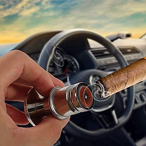 2Pcs EJECT NITROUS Button Cigarette Lighter Replacement Cover,Fire Missiles Button Cigarette Lighter Cover,12V Power Source Fits Most Automotive Vehicles (EJECT + NITROUS)