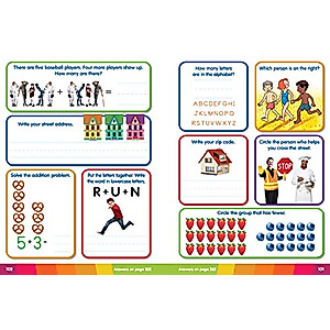 1001 STEAM Kindergarten Activity Workbook: Practice Sight Words, Phonics, Numbers, Math, Art, and More | Reading and Writing Skills - 320 Pages (Ages 4 and Up) (1001 Activity Books)