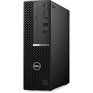 Dell OptiPlex 7000 7090 Desktop Computer - Intel Core i7 10th Gen i7-10700 Hexa-core (6 Core) 2.90 GHz - 16 GB RAM DDR4 SDRAM - 256 GB M.2 PCI Express NVMe 3.0 x4 SSD - Small Form Factor - Black