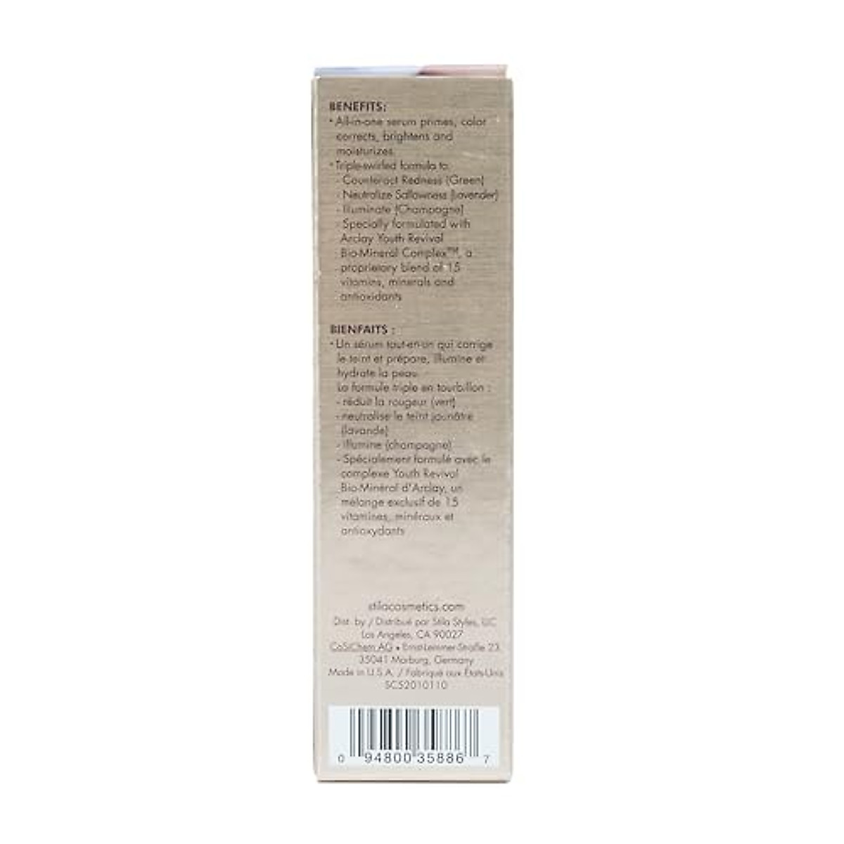 stila One Step Correct KITTEN Skin Tone Correcting & Brightening Primer, 1 oz.