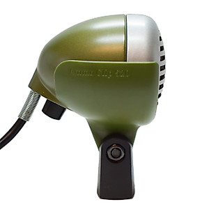 Battle Plan Harmonica Accessories Ammo Clip 520 Bullet Mic Holder Compatible With Shure 520DX Green Bullet, Superlux D112/C and Other Similar Harmonica Microphones (Olive Green)