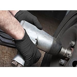 Adenna PHM918 Phantom 6 Mil Latex Powder Free Exam Gloves (Black, X-Large) Box Of 90