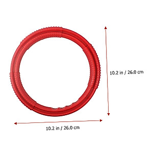 BESTOYARD Dog Pet Interactive Training Ring Outside Toys Outdoor Toys Outdoor Playset Teething Toy Dog Catching Ring Puppy Chew Toy Dog Chewing Ring Dogman Toys Indoor Rubber Teether