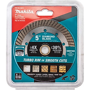 Makita B-69711 5" Diamond Blade, Turbo, General Purpose