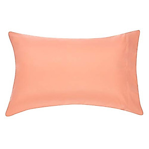 Amazon Basics 5-Piece Lightweight Microfiber Bed-In-A-Bag Comforter Bedding Set - Twin/Twin XL, Coral Medallion