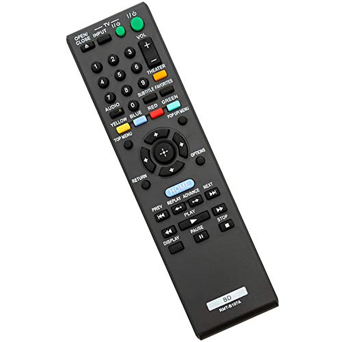 New Replacement Remote Control RMT-B107A RMTB107A fit for Sony Blu-ray Disc DVD Player BDP-BX37 BDP-S370 BDP-S373 45CS BDP-BX57 BDP-S570 BDP-S270 BDP-S470 BDP-S1700ES BDP-S770