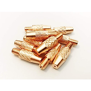 10-pk .035” 186406 MIG contact tips fit Miller Spoolmate 100, 3035, 185 and Hobart DP-3035, SpoolRunner 100 (10-PK .035")