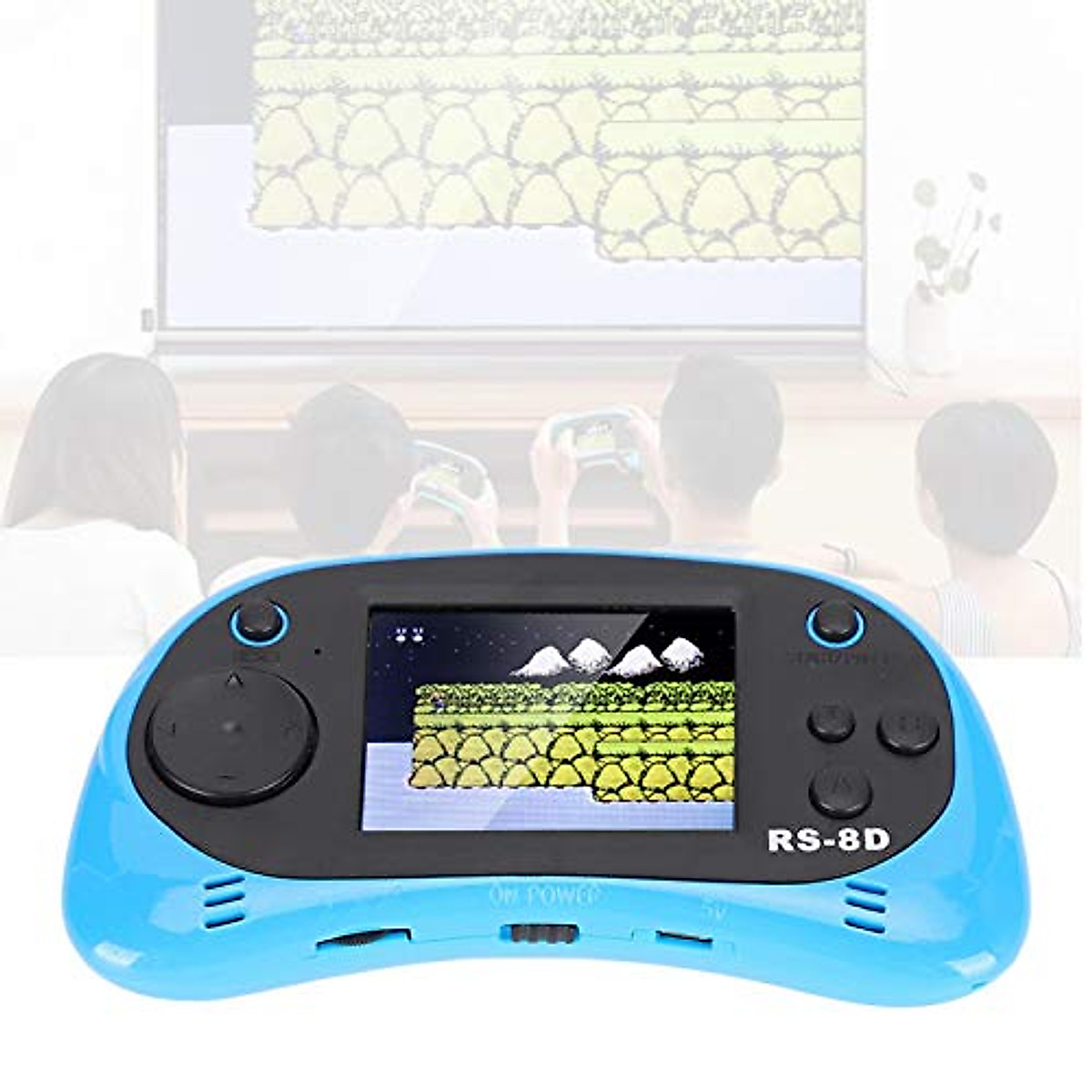 Mxzzand 2.5in Gaming Controller for Parent-Child Interaction(Blue)