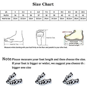 LELEBEAR Cow Print Shoes, Cow Print Shoes for Women, Flat Lace-Up Slip On Women Comfortable Print Sneakers (Cow Print Shoes, 9.5 US)