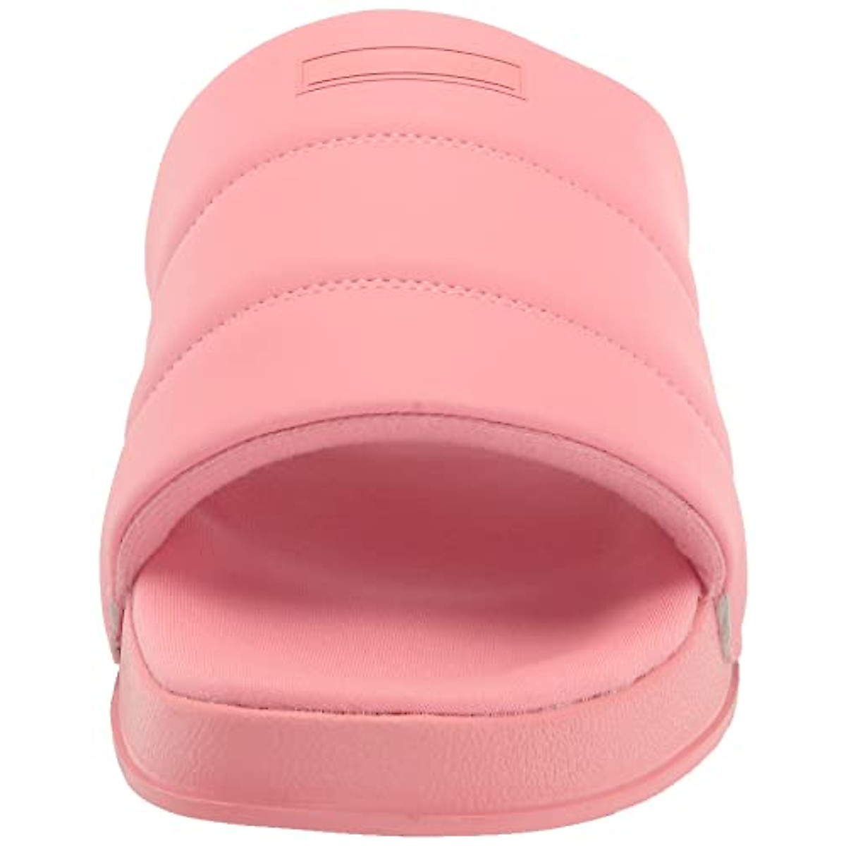 adidas Originals Women's Adilette Essential Slide Sandal, Super Pop/Super Pop/Super Pop, 6